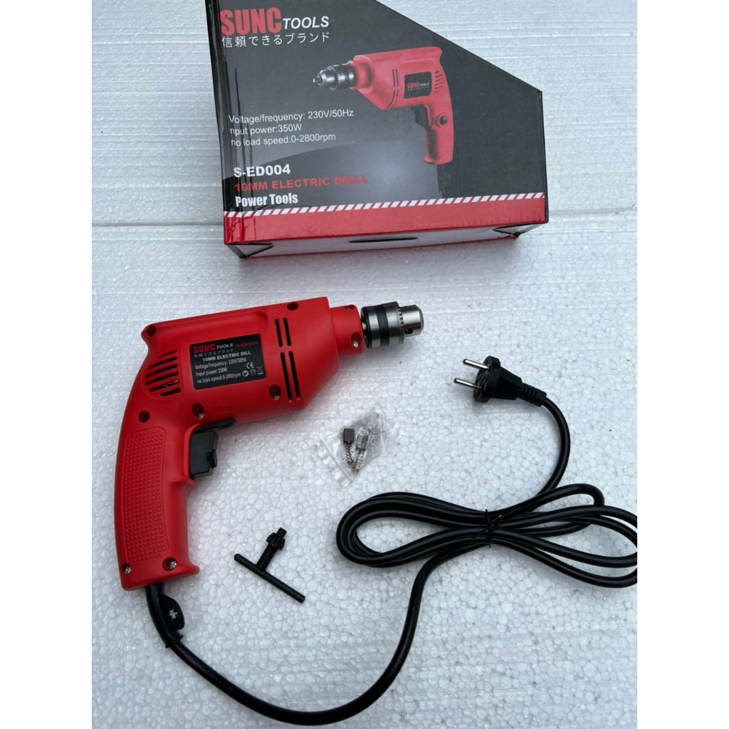 Jual Mesin Bor Listrik Tangan 10mm Electric Drill SUNC | Shopee Indonesia