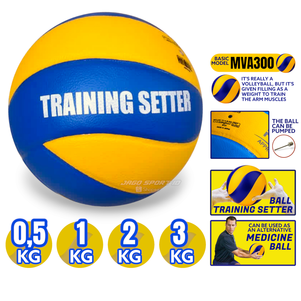 Jual BOLA SETTER 2 KG Volly Seter 2000 Gram Ball Volleyball Training ...