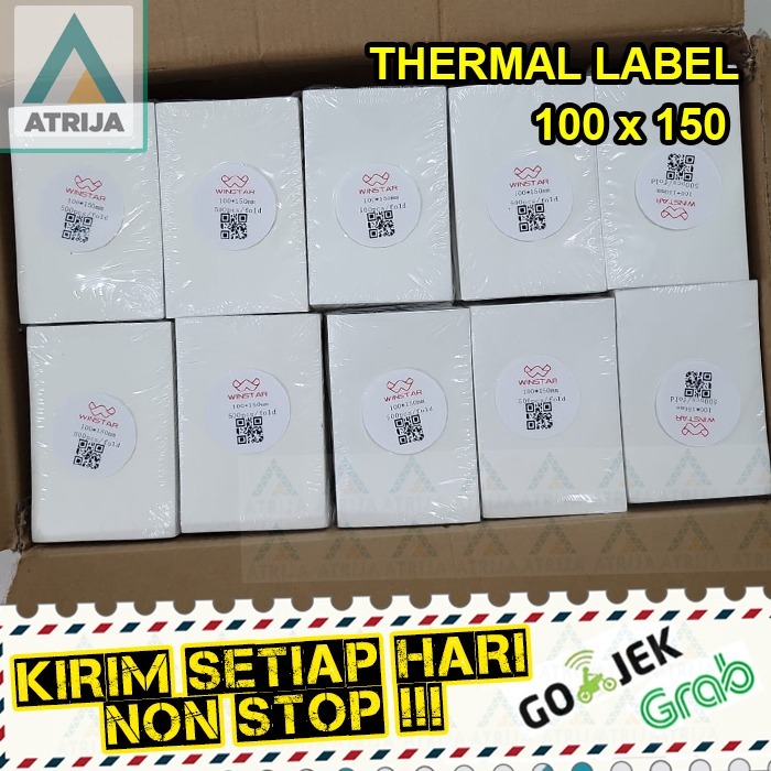 Jual Label Sticker Thermal Barcode 100x150 mm (10x15 cm) | Shopee Indonesia