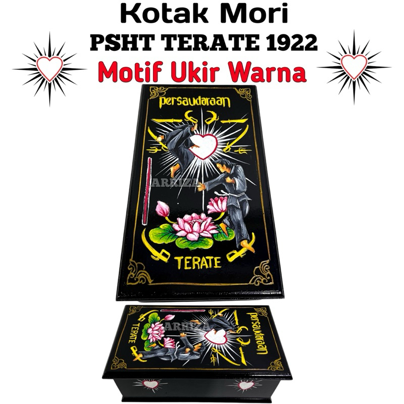 Jual Kotak Mori Psht Kayu Jati Motif Ukir Warna Sambung Duel Psht ...