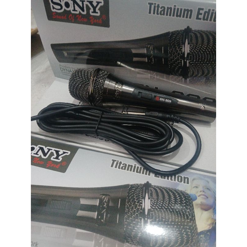 Jual Mick kabel Sony SN-909 Titanium Edition[Terbaru full besi ...