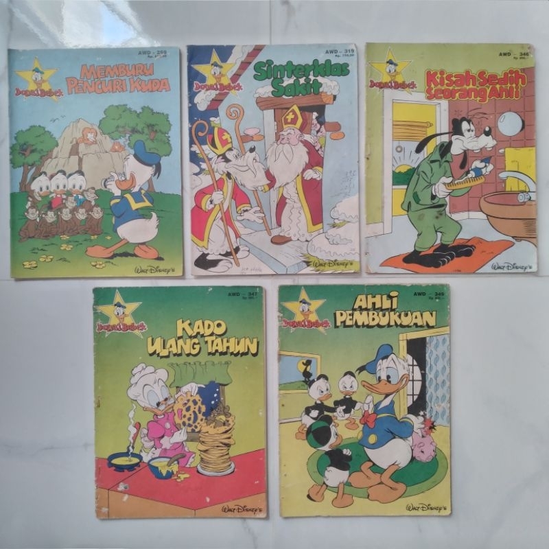 Jual Majalah Komik Jadul Vintage 1986-1988 Donal Bebek 5 Pcs - YN1821 | Shopee Indonesia