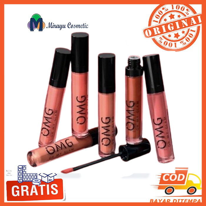 Jual OMG Oh My Glam Matte Kiss Lip Cream 3.5g LipCream Lipstik Ombre ...