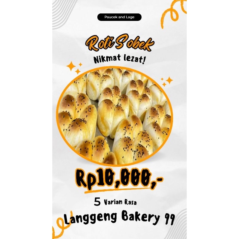 Jual Roti SOBEK VIRAL 4 - 5 VARIAN RASA - Lembut Nikmat | Shopee Indonesia