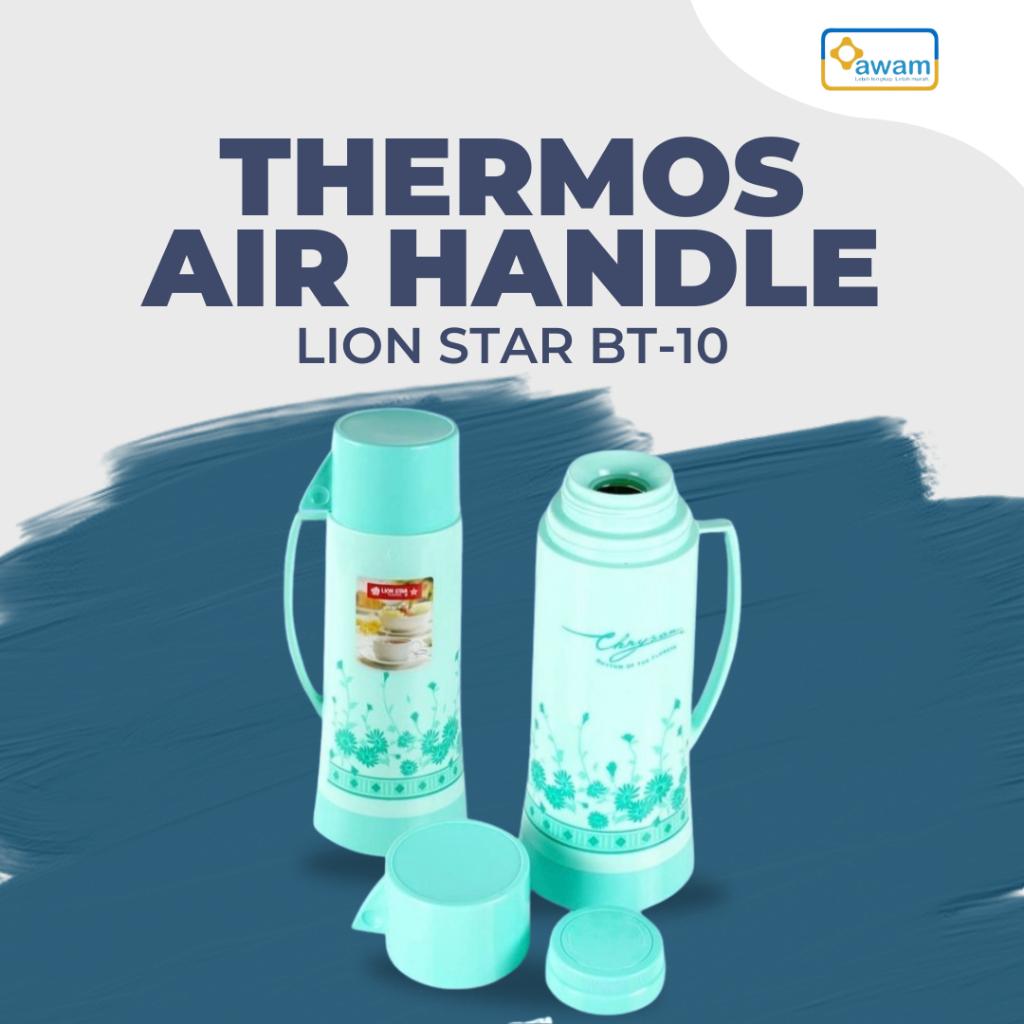 Jual BOTOL TERMOS AIR / LION STAR THERMOS AIR HANDLE BT-10 450ML ...