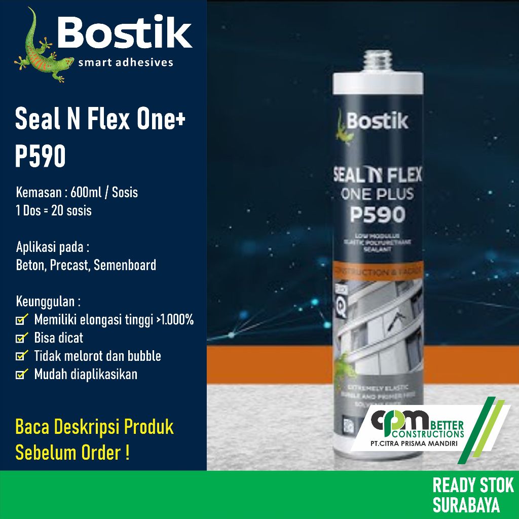 Jual SEALANT BOSTIK SURABAYA - SEALANT UNTUK PRECAST - P590 SEAL N FLEX 1 | Shopee Indonesia