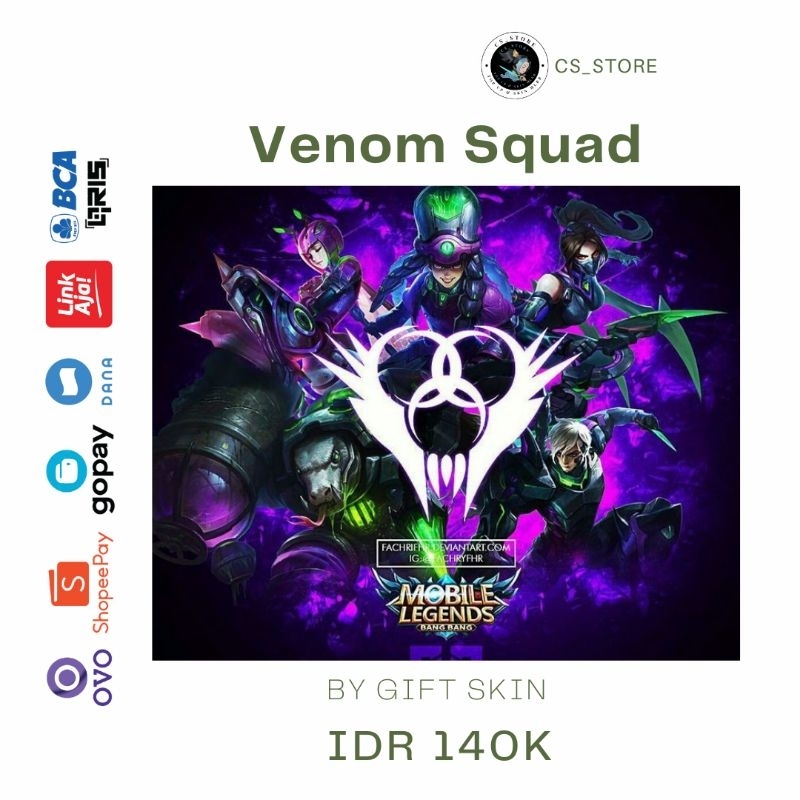 Jual SKIN SQUAD VENOM MLBB | Shopee Indonesia