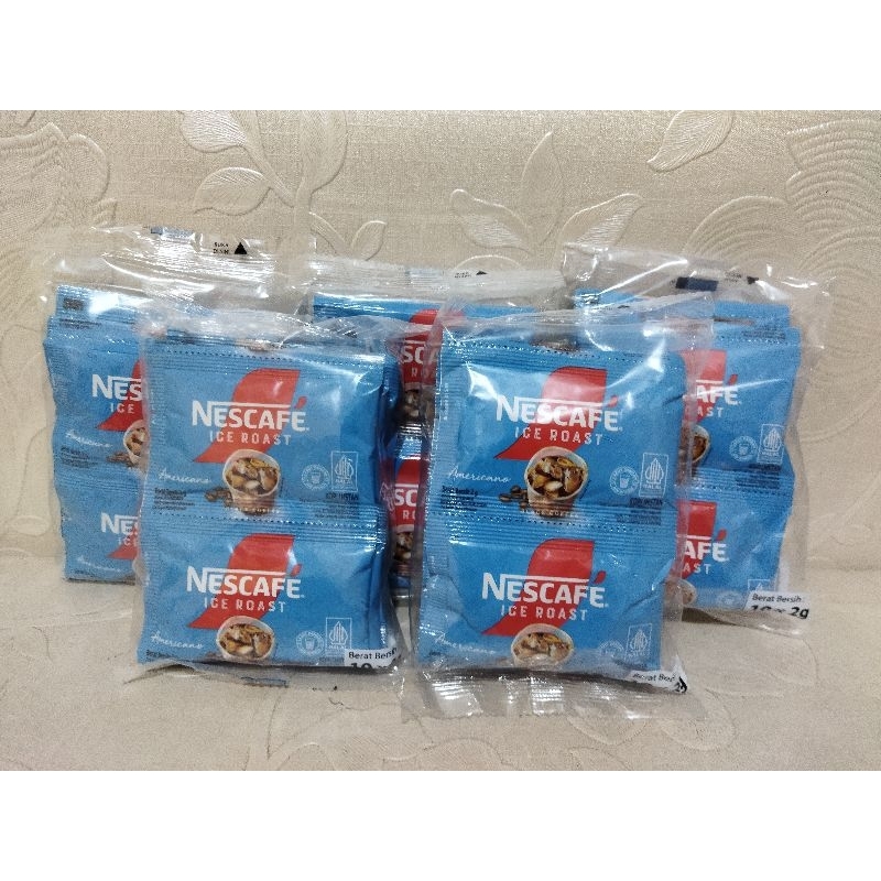 Jual NESCAFE ICE ROAST AMERICANO BARU ISI 10 SACHET / NESCAFE ICE ROAST ...