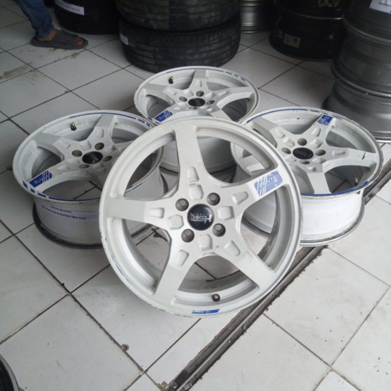Jual Velg Bekas HSR PENTE Ring 16 pcd 4x100 Buat Jazz Brio Yaris Ayla Calya Freed Mobilio ...