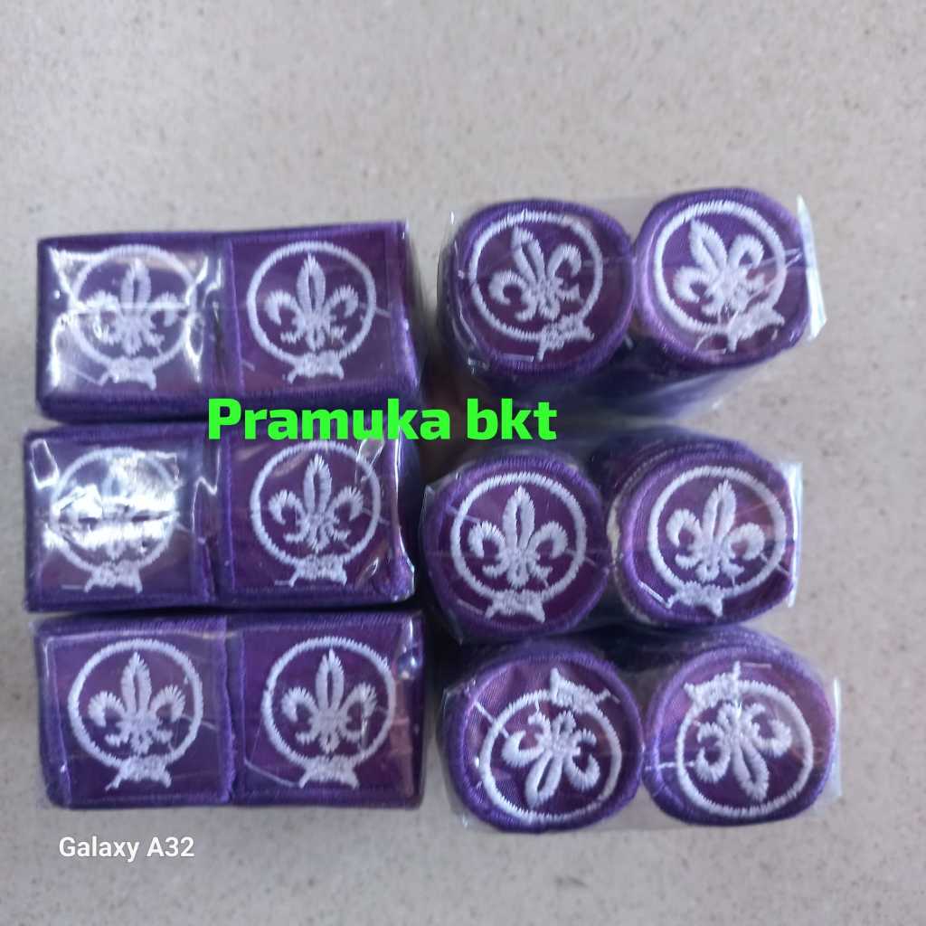 Jual Badge wosm / pandu pramuka logo terbaru bordir bijian | Shopee ...