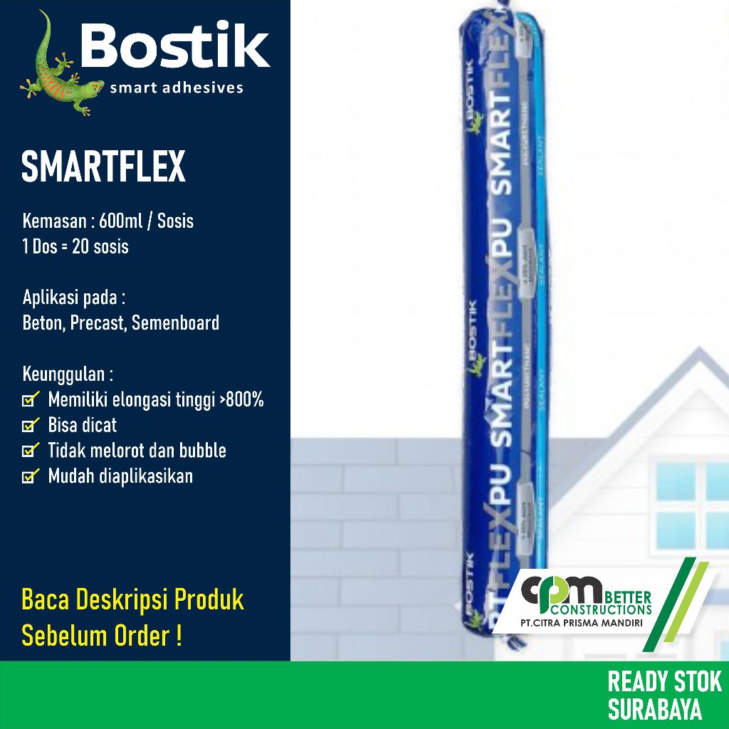 Jual SEALANT BOSTIK SURABAYA - SEALANT UNTUK PRECAST - SMARTFLEX 600ml | Shopee Indonesia