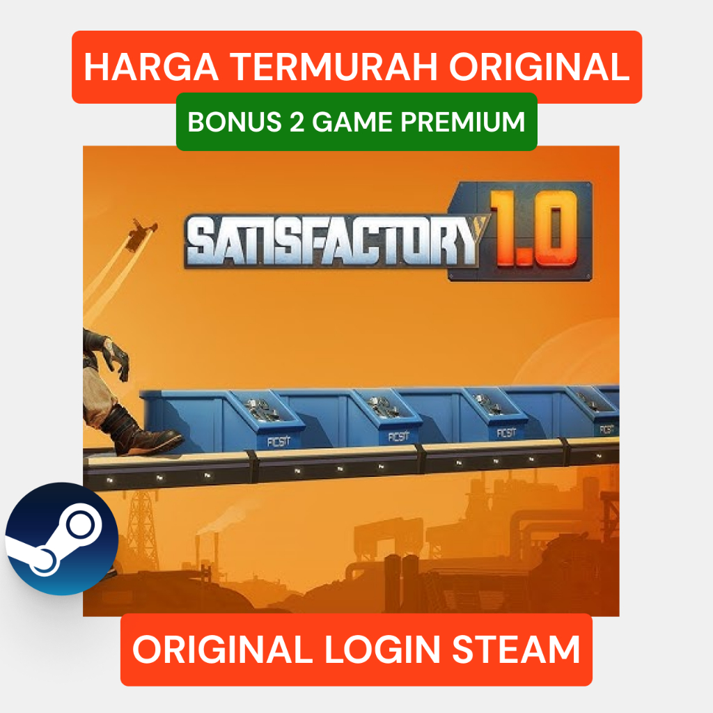 Jual Satisfactory 1.0 - Original Game Steam Laptop PC - Game Simulator ...