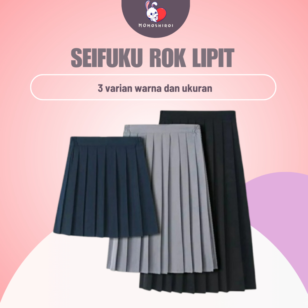 Jual Seifuku Rok Lipit Plisir Pleated Skirt Jepang Japan Cosplay ...
