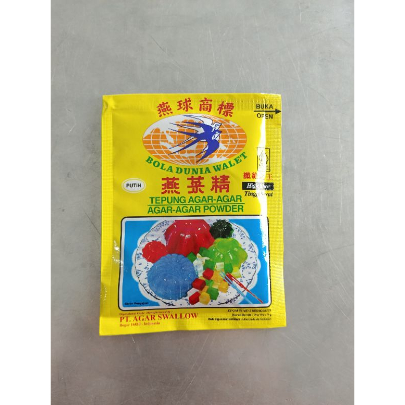 Jual Agar-Agar Bola Dunia Walet Putih 7gr | Shopee Indonesia