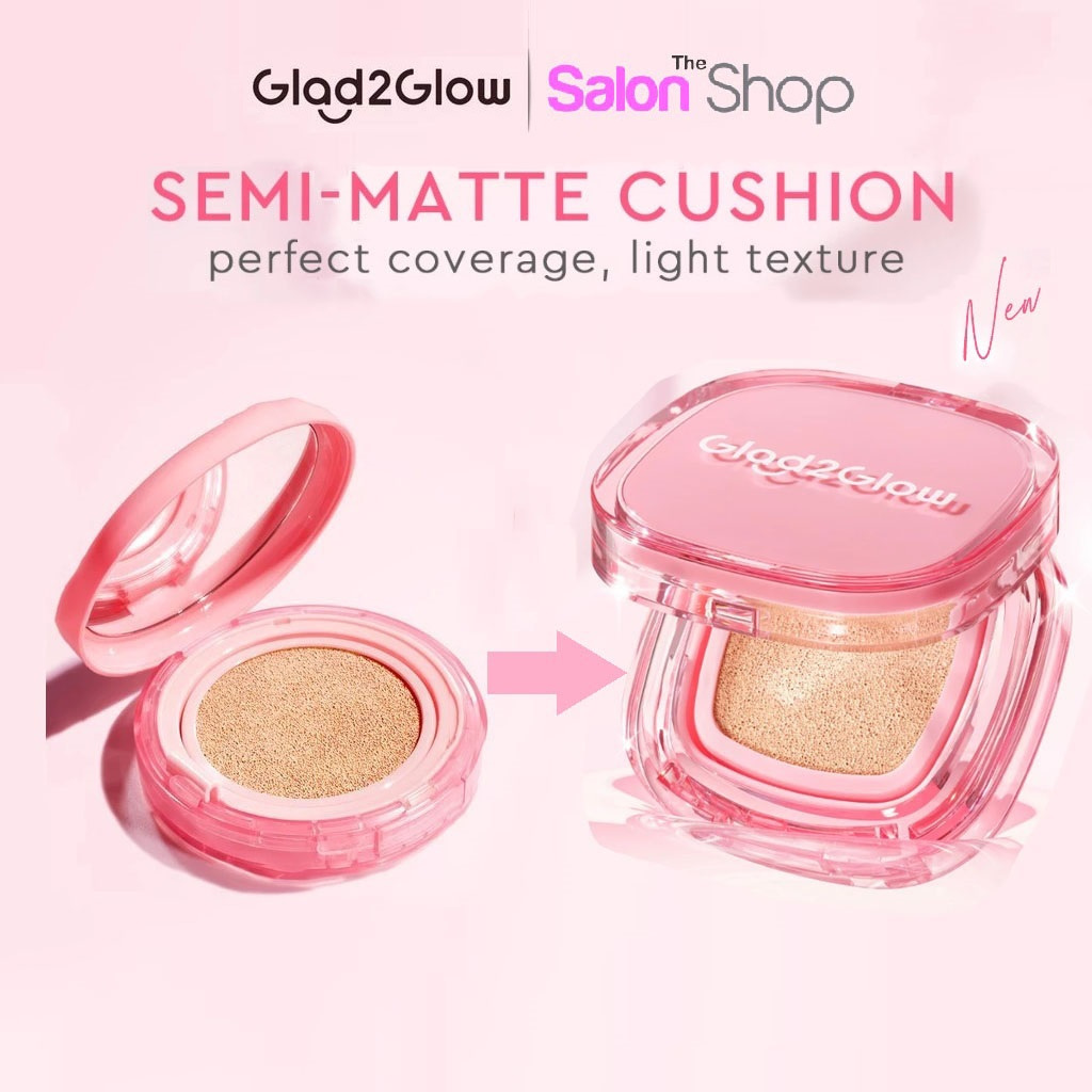 Jual Glad2Glow Perfect Cover Cushion Oil-Control matte Waterproof ...