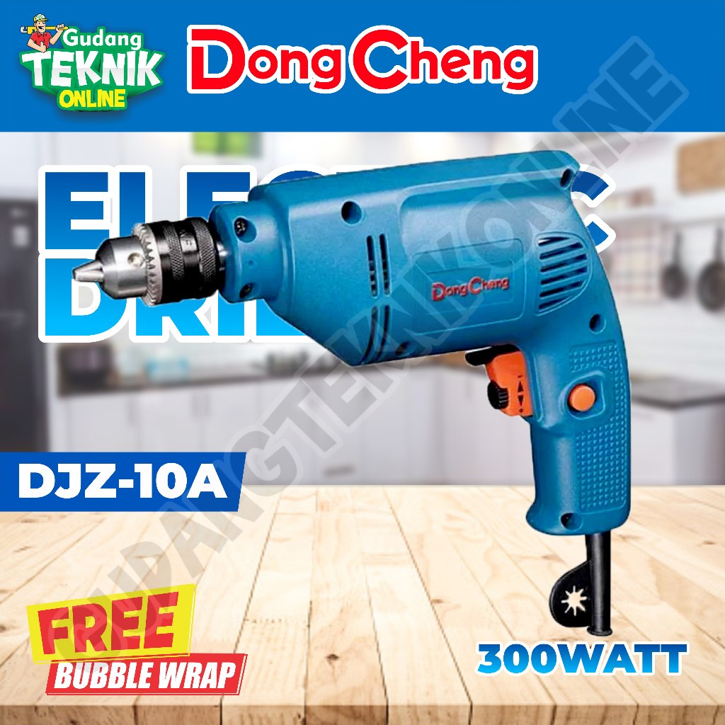 Jual Mesin Bor 10mm DONGCHENG DJZ10A / Mesin Bor Tangan Kayu Besi 10 mm DJZ-10A Bor Listrik ...