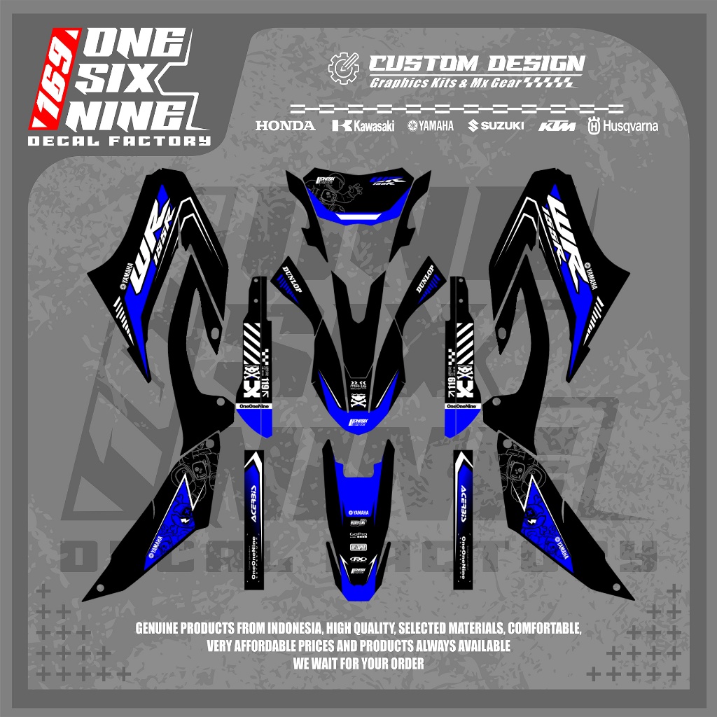 Jual Decal Wr155 Superglossy - Decal Premium Yamaha Wr 155 Custom ...