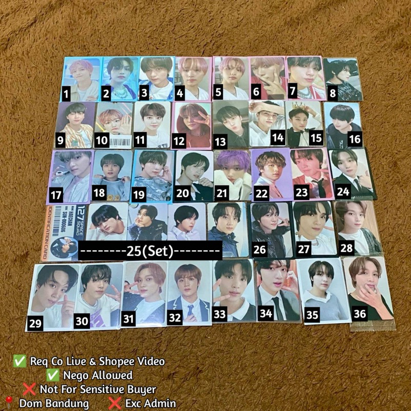 Jual Photocard Official Nct Dream dan 127 Haechan Jeno Mark Jaemin Chenle Candy boboan istj fact ...