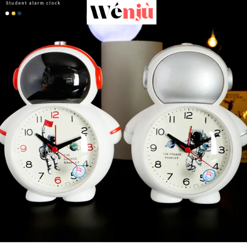 Jual Jam Weker Alarm Jam Meja Karakter Astronot Jam Alarm Anak-anak ...