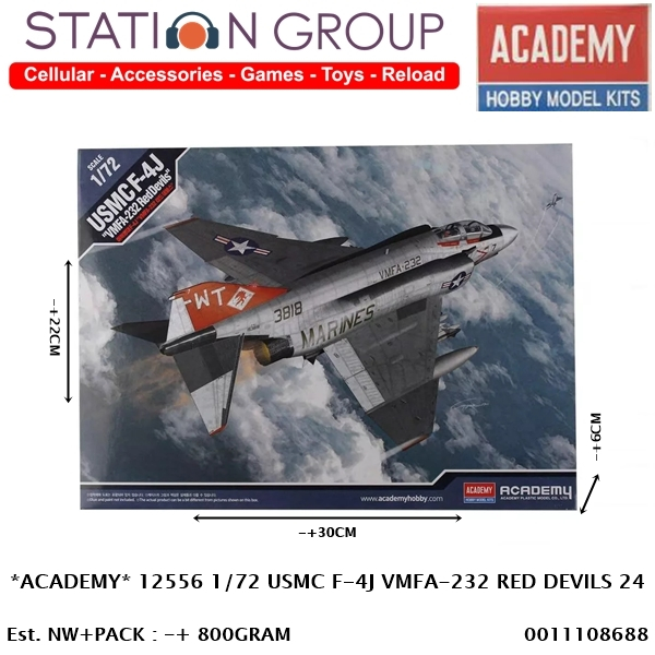 Jual ACADEMY 12556 1 72 USMC F-4J VMFA-232 RED DEVILS 24 - MODEL KIT ...