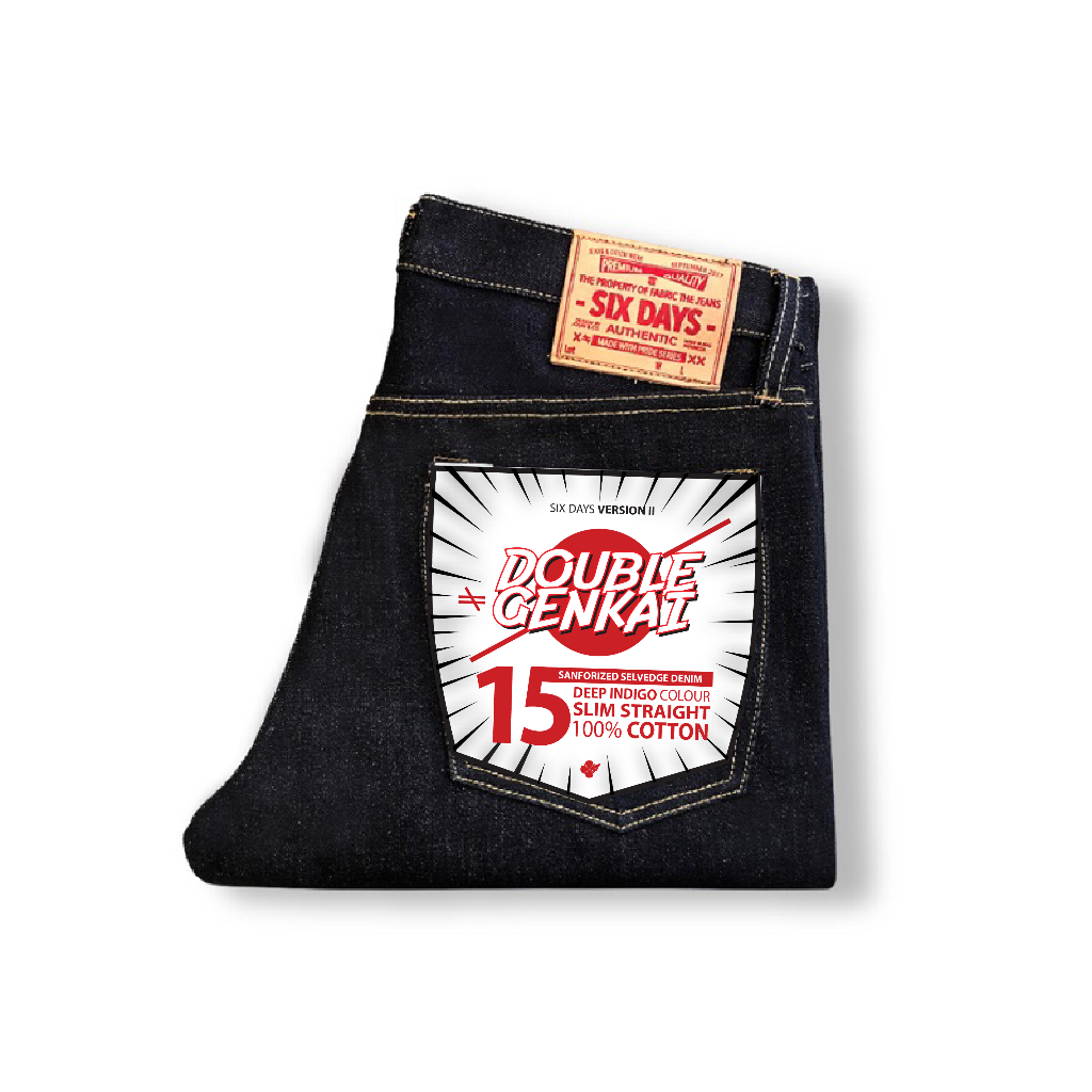 Jual FTJ - Fabric The Jeans - SX-V2 DOUBLE GENKAI 15 Oz Double Red Line ...