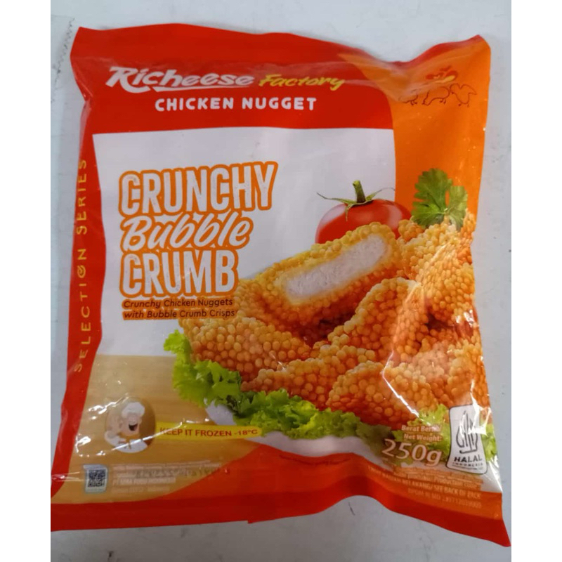 Jual NUGGET RICHEESE CRUNCHY BUBBLE 250GR | Shopee Indonesia