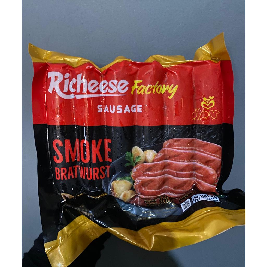 Jual RICHEESE Sausage Smoke Bratwurst / Sosis Daging Ayam Premium 360 ...