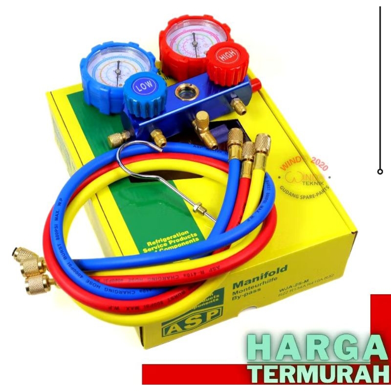 Jual manifold ac double tekanan tinggi r32 r410 | Shopee Indonesia