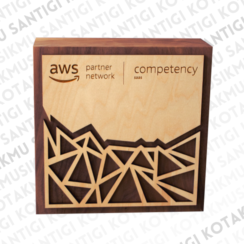 Jual Trophy Kayu Custom (Tipe-14) | Piala Kayu Custom | Plakat Kayu ...