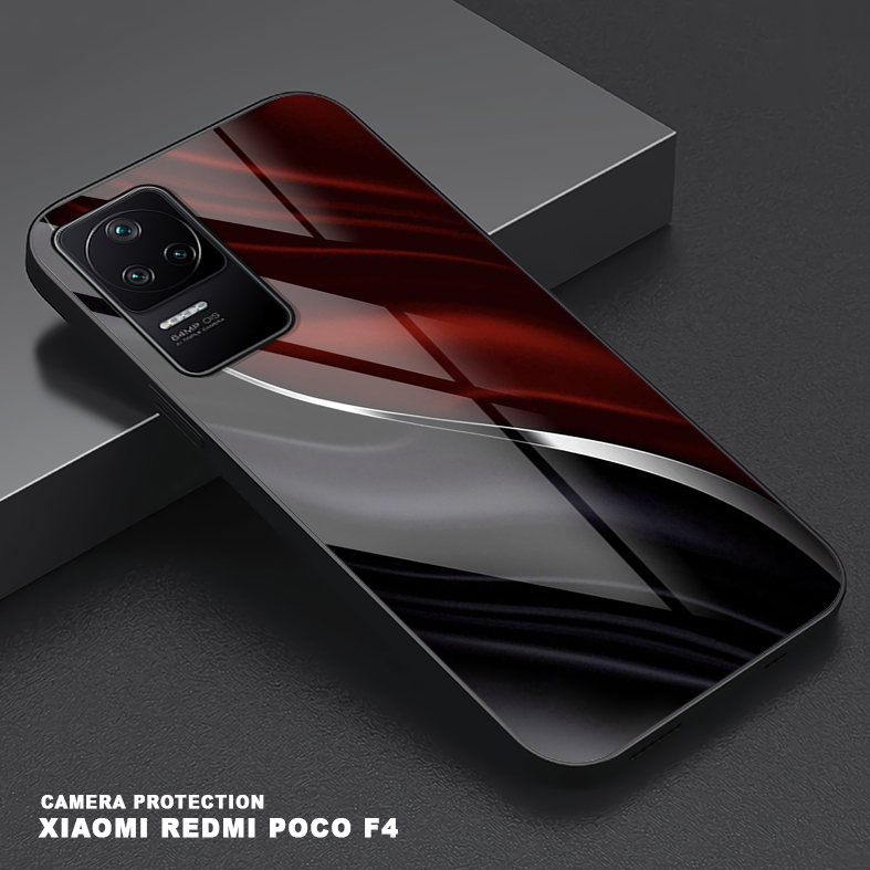 Jual HS12 Case Poco F4 - Softcase Glass Kaca - Hardcase 2D Glossy ...