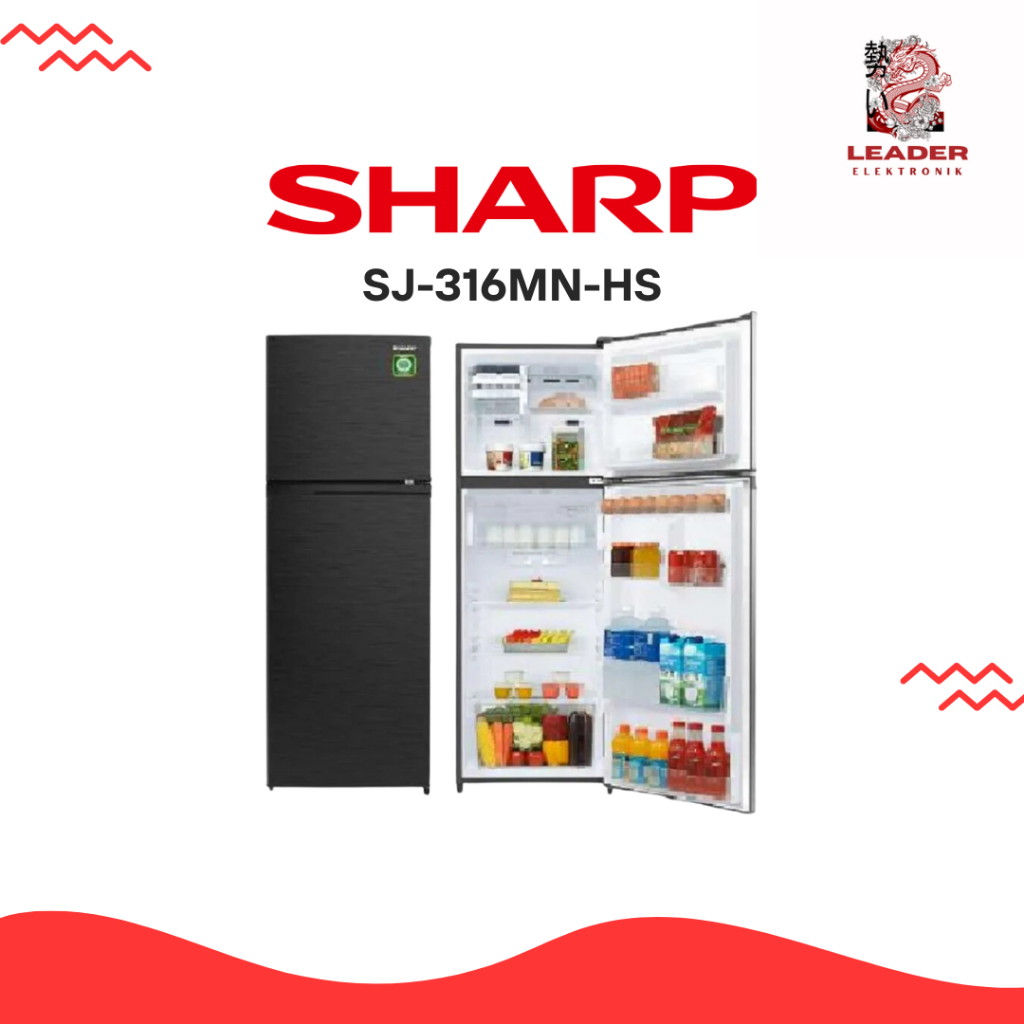 Jual Sharp - SJ316MNHS Kulkas 2 Pintu Low Watt 256 L | Shopee Indonesia