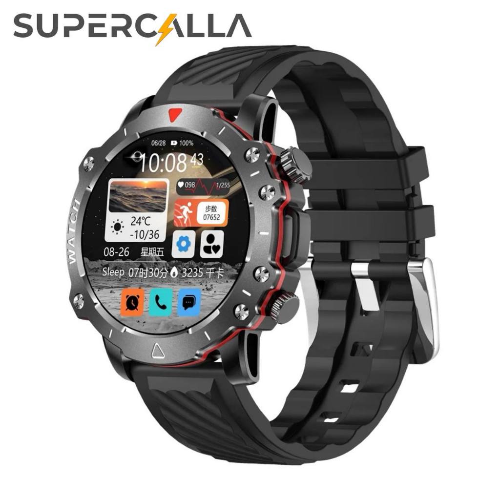 Jual Supercalla LG78 PRO Smartwatch IP68 Waterproof Blood Oxygen Body ...