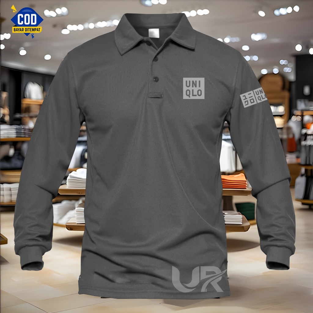 Jual POLO Shirt KAOS POLO LENGAN PANJANG PRIA / WANITA POLO Uniklo ...