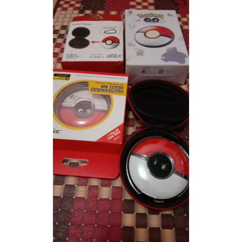 Jual paket pokemon go plus+, hard case tombol karakter, pouch. | Shopee ...