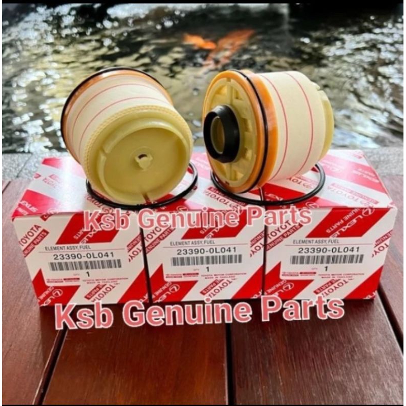 Jual filter solar diesel innova fortuner pajero hilux element fuel ...