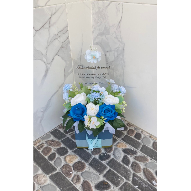 Jual BLOOM BOX AKRILIK BLOOM BOX BUNGA GRAND OPENING HAPPY GRADUATION ...