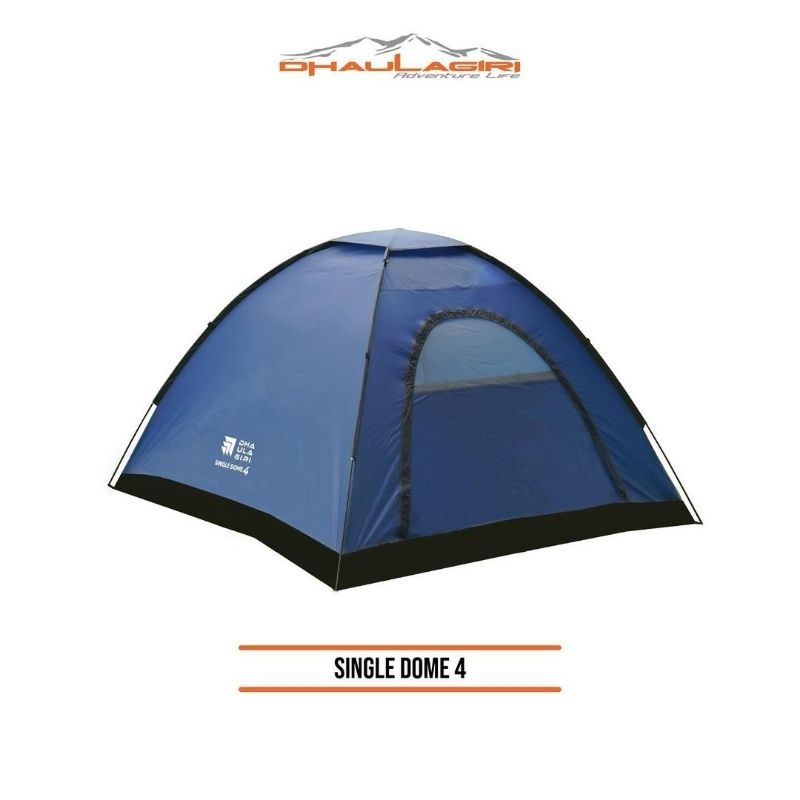 Jual TENDA DOME TENDA CAMPING KAPASITAS 4 ORANG SINGLE LAYER FRAME ...