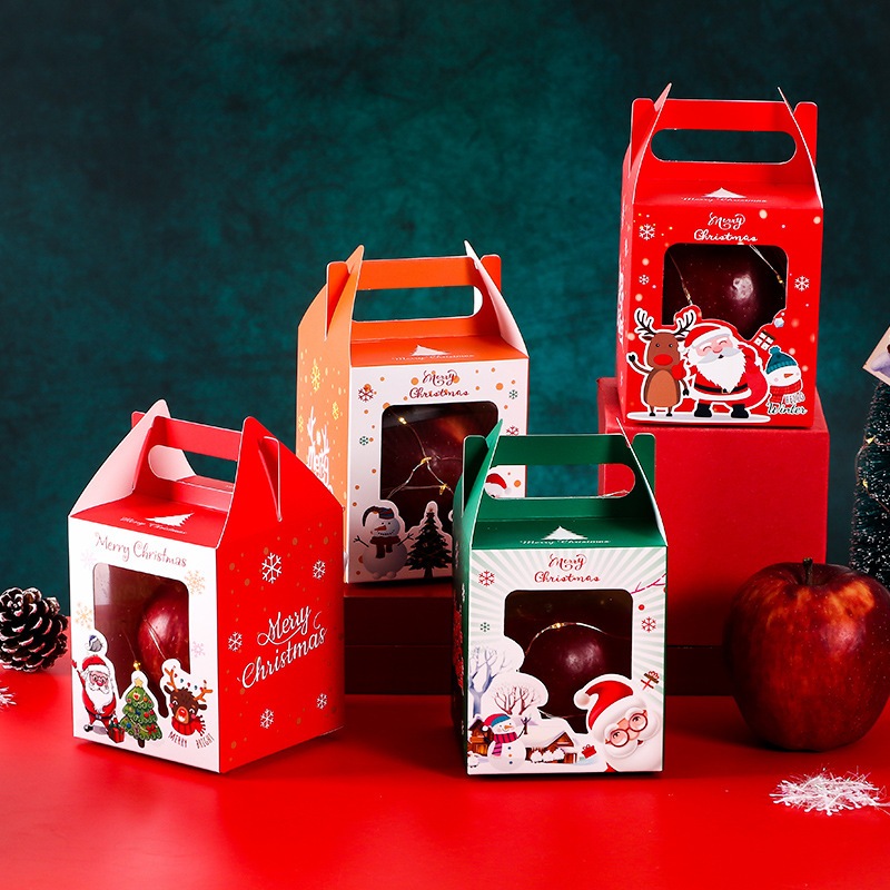 Jual [BOX KARTON CHRISTMAS] Box Dus Kotak Karton Packaging Kue Snack ...