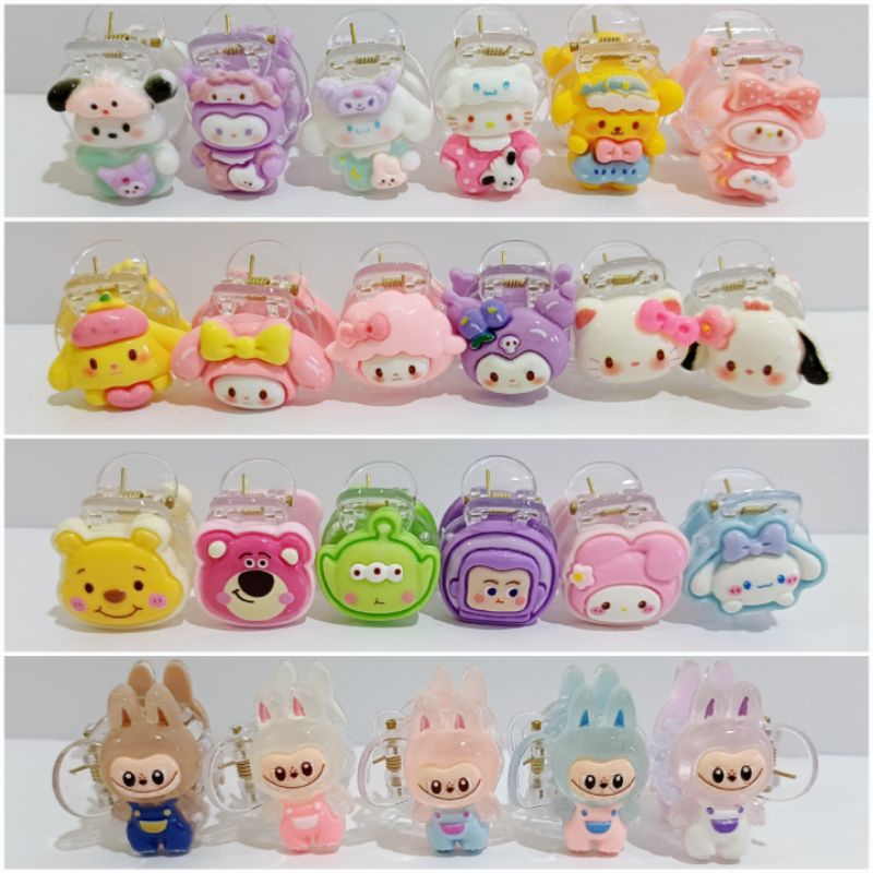 Jual Jedai Jepit Rambut Mini Poni Anak-anak Labubu The Monster Sanrio ...