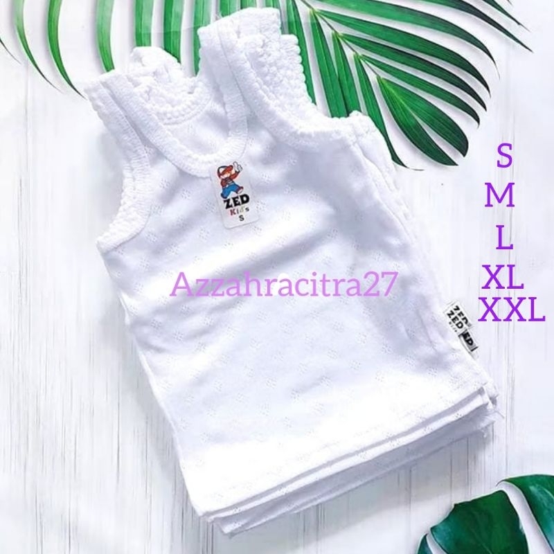 Jual 6pc (1/2)LSN Singlet bayi & Anak zed kid Ukuran S M L XL, XXL ...