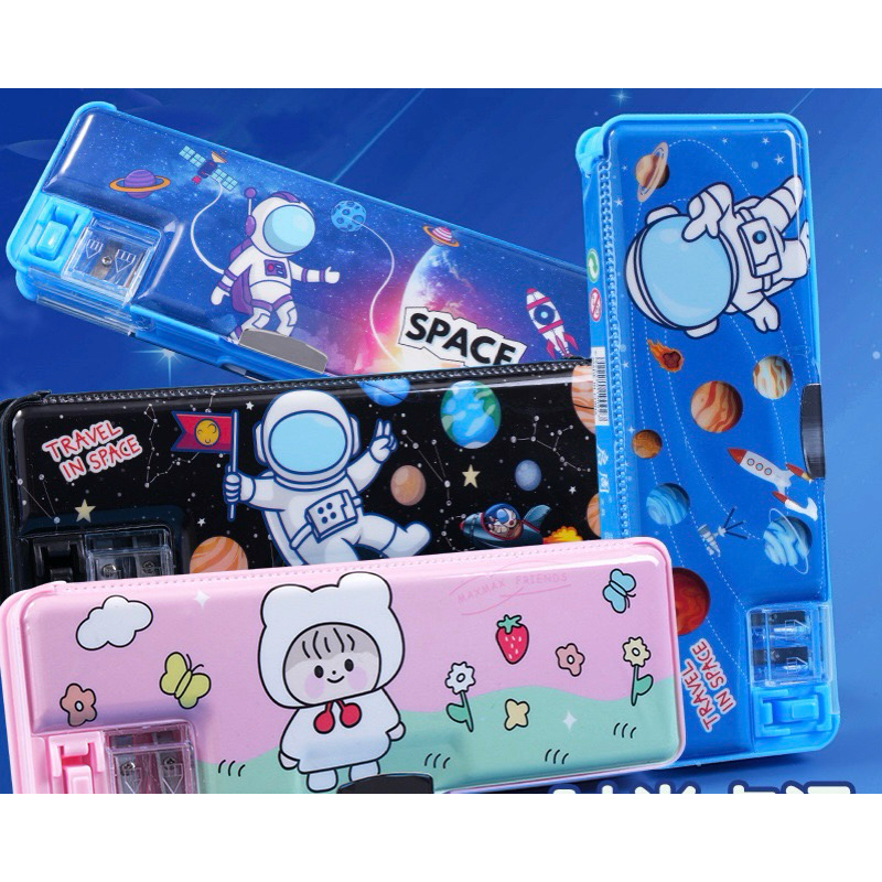 Jual Leleoncare Kotak Pensil Case Magnet Untuk Anak Tk & Sd / Kotak ...
