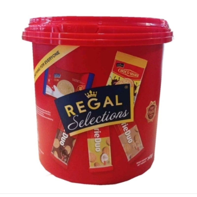 Jual Regal Selection 345gr Kemasan Kaleng Ember Bucket Merah Choco ...