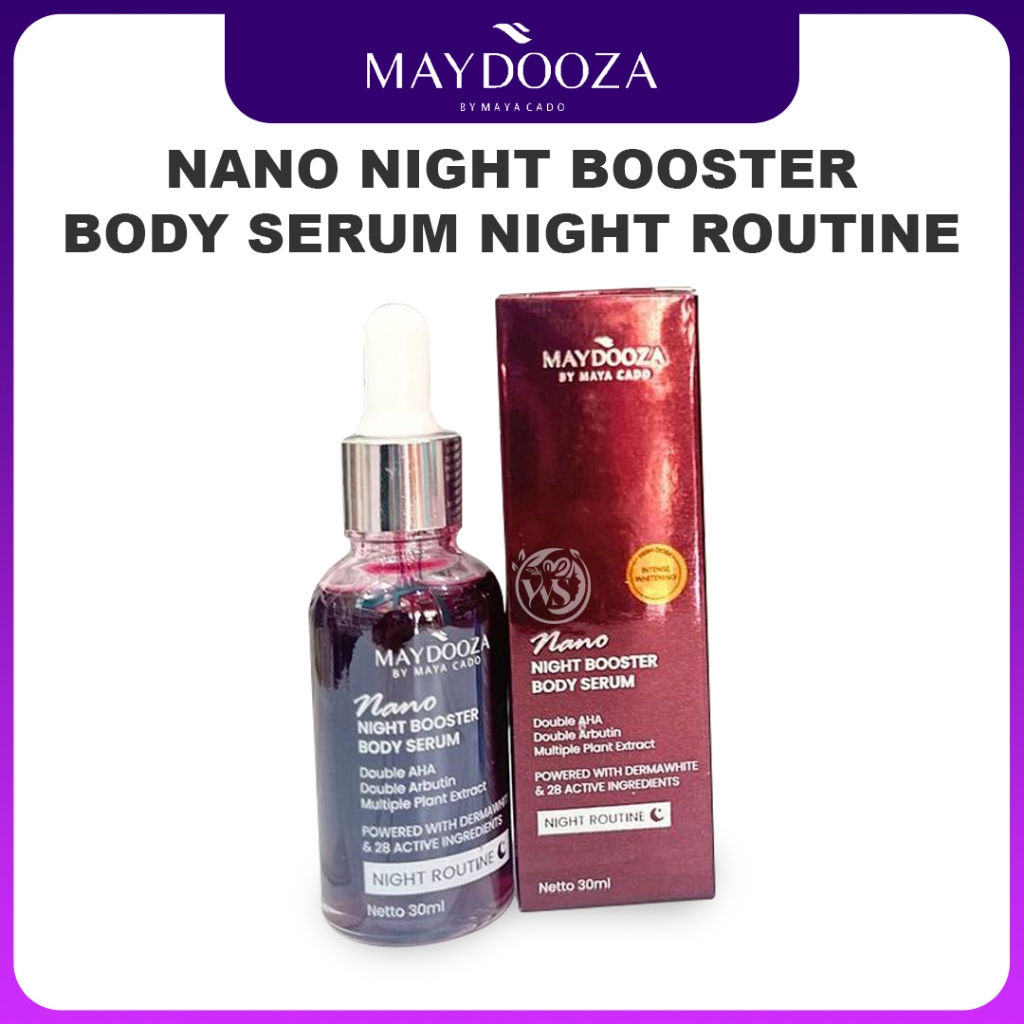 Jual Maydooza Night Booster Body Serum + Blue Booster Body Serum ...
