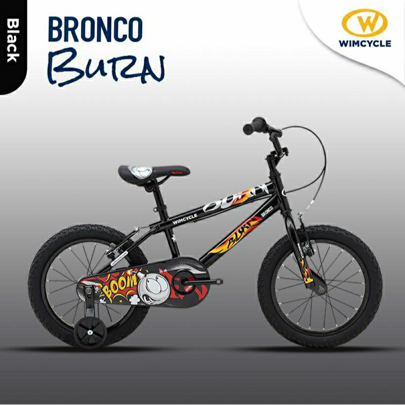 Jual Sepeda Wimcycle Bronco Burn Sepeda BMX 16 inch | Shopee Indonesia