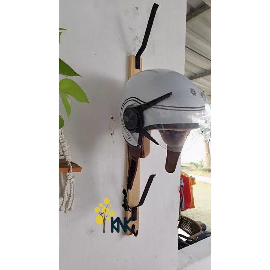 Jual KNK Rak Tempat Gantungan Penyimpan Helm Susun Tempel Dinding ...