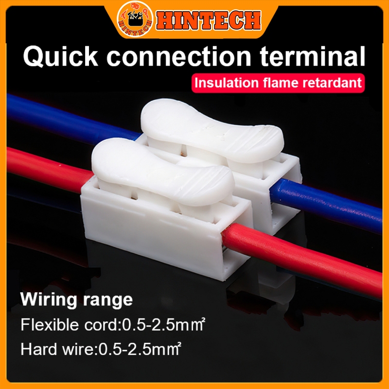 Jual 50pcs Ch 2 Konektor Kabel Listrik 2pin Quick Connect Terminal