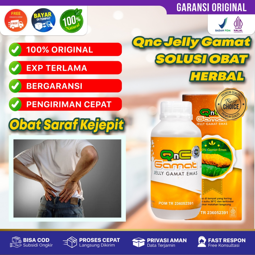 Jual Obat Syaraf Kejepit, Saraf Terjepit, Urat Kejepit, Sakit Pinggang ...