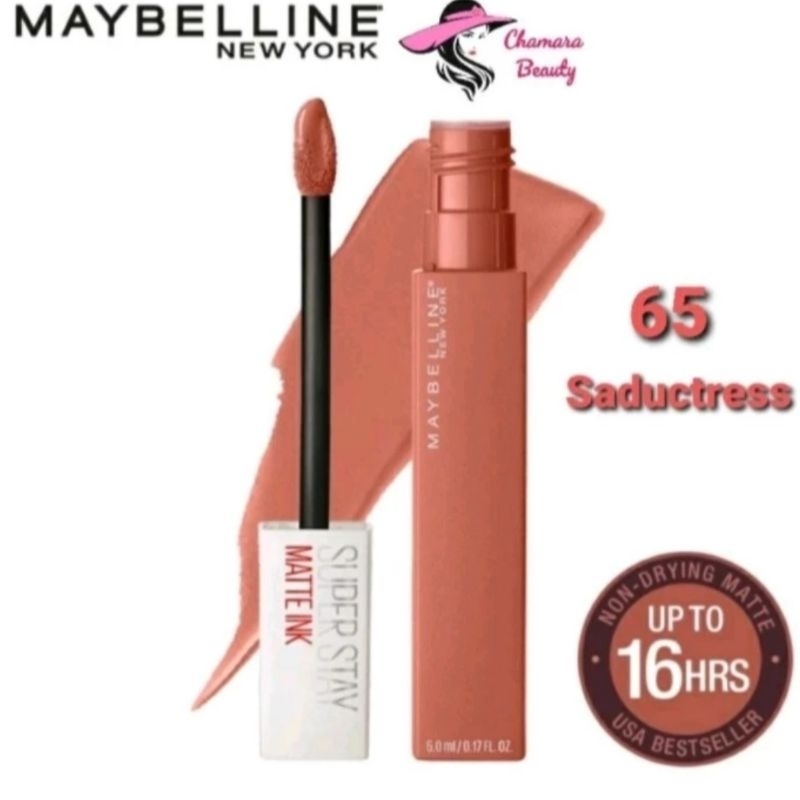 Jual Maybelline Superstay Matte Ink 65 Saductress,Lip cream maybelline ...