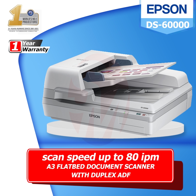 Jual EPSON Scanner Flatbed With Adf DS-60000 | Shopee Indonesia