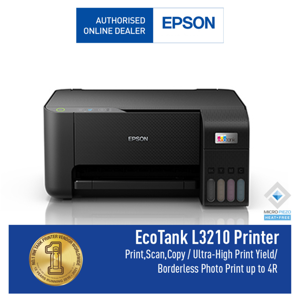 Jual Epson Printer L3210 - A4 ECOTANK All-in-One Ink Tank | Shopee Indonesia